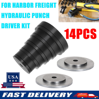 14PCS Sheet Metal Hole Dimple Die For Harbor Freight Hydraulic Punch ...