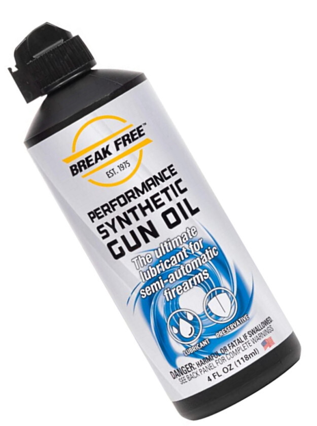 Break Free Synthetic Performance Gun Oil Lubricant Great for Semi-Autos ...