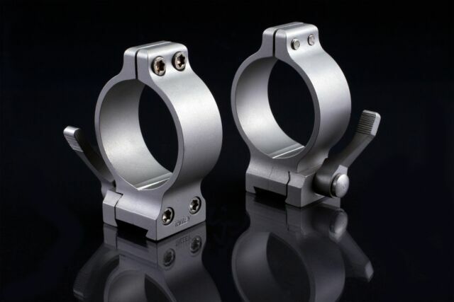 Talley Scope Rings Quick Detach Lever 1 Inch Medium Stainless SS500004 ...