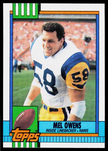 Mel Owens, 1990 Topps, #82, Los Angeles Rams, | eBay