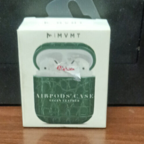 MVMT Airpod Earbuds Headphones Case Vegan Leather Black NEW | eBay