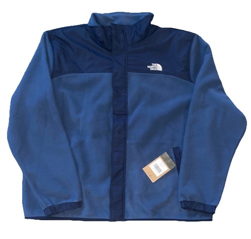 The North Face Mens XXL Tundra Full Zip Fleece Jacket Shady Blue NWT ...