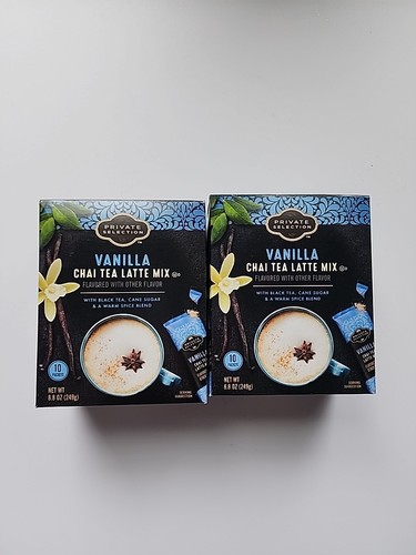 Private Selection Vanilla Chai Tea Latte Mix 2 Pk/10 Packets Per Box ...