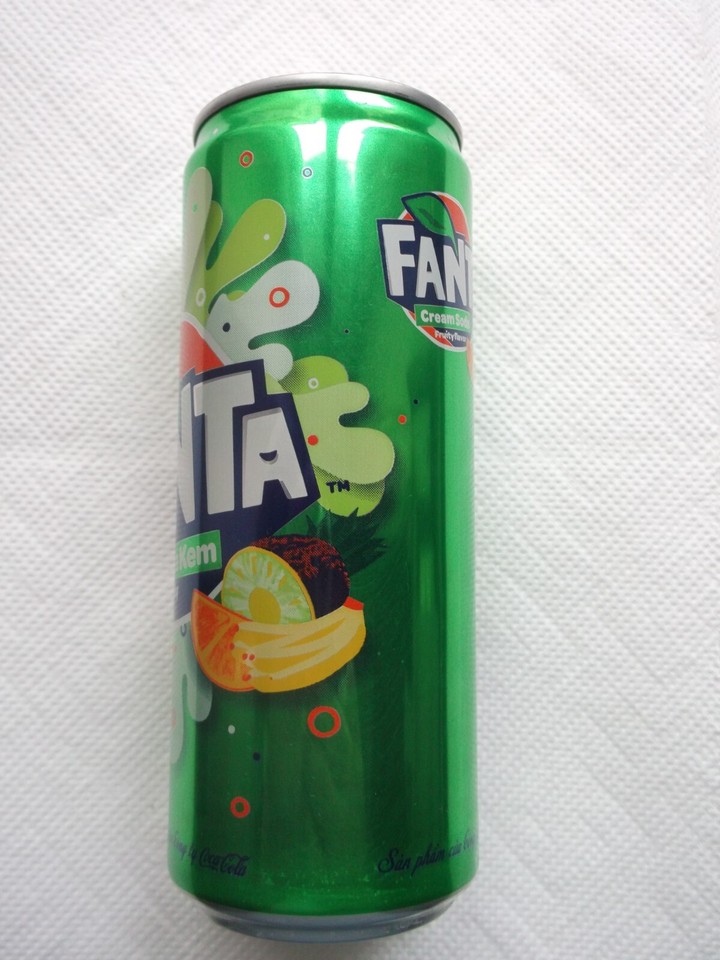 FANTA SODA KEM TRAI CAY 2019 VIETNAM empty can 330ml top opened | eBay