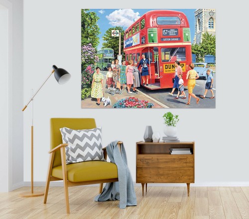 3D Bus Conductress 58NAO Wall Stickers Vinyl Wallpaper Murals Trevor ...