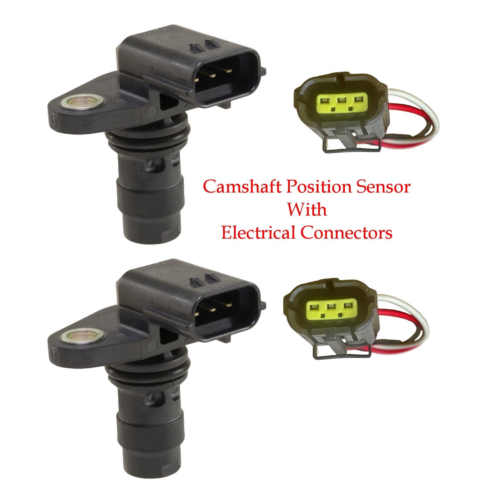 2x Camshaft Position Sensor & ConnectorsFits Volvo C70 S60 S80 V70 XC90 ...