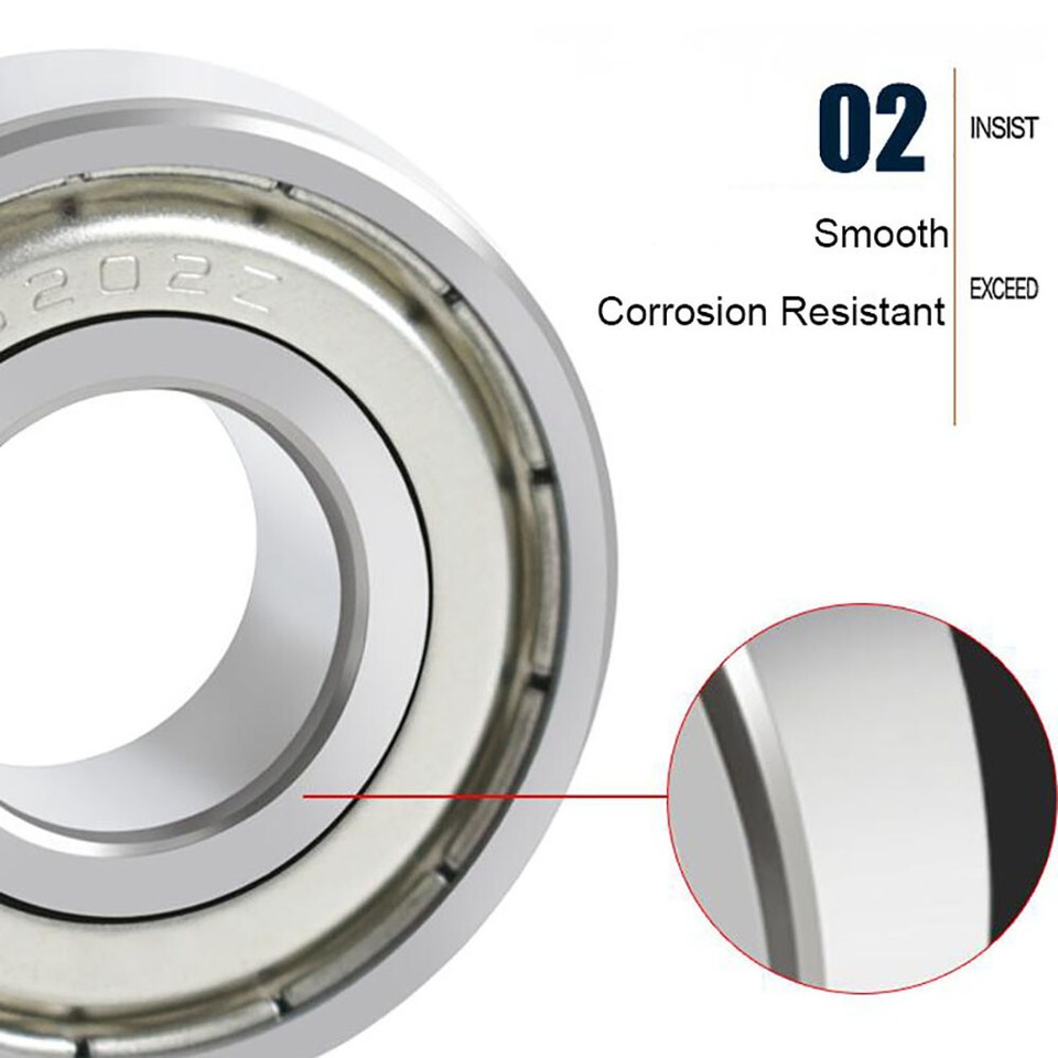 C&U 606 to 6309 Series - 2RS - ZZ Deep Groove Ball Roller Bearing ...
