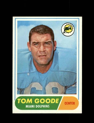1968 TOM GOODE TOPPS #92 DOLPHINS *0102 | eBay