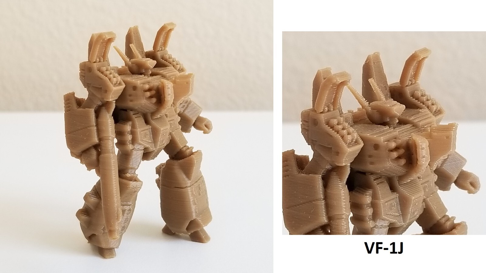 3D Printed Robotech RPG Tactics Armored Valkyrie GBP Veritech Macross ...