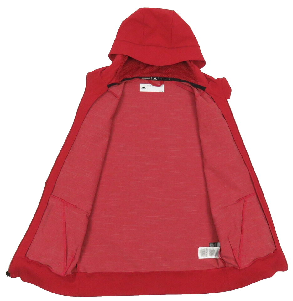 Indiana Hoosiers IU Adidas NCAA Mens Red Hooded Full Zip Jacket S | eBay