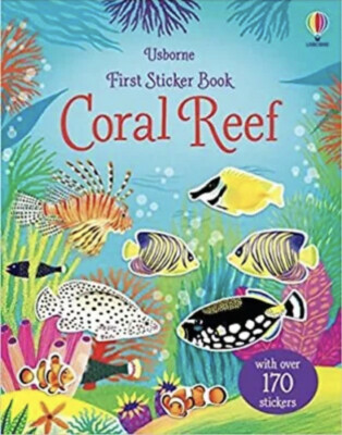 Usborne First Sticker Book Coral Reef Paperback Over 170 Stickers BRAND ...