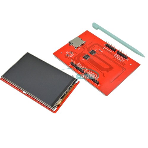 2.8" 240x320 SPI TFT LCD Serial Port 5V/3.3V PCB Adapter Module Micro ...