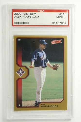 2002 Upper Deck Victory Gold Alex Rodriguez #118 PSA 9 Mint | eBay