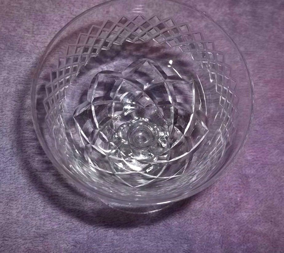 Duncan Miller coronet Cut stem LOW SHERBERT CUT #682 3 1/2" Tall | eBay UK
