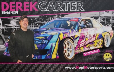 2023 Derek Carter Nopi Motorsports Nissan 240SX Drifting Hero Card | eBay