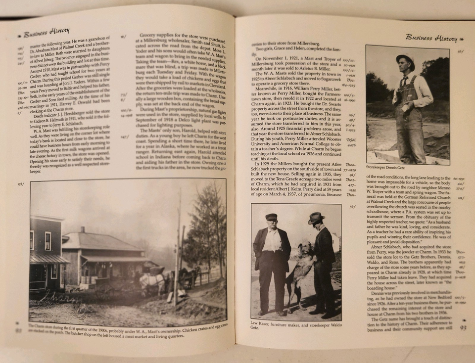 Historical Album of Charm Ohio -1995 Illus. HCDJ History Book by Vernon ...