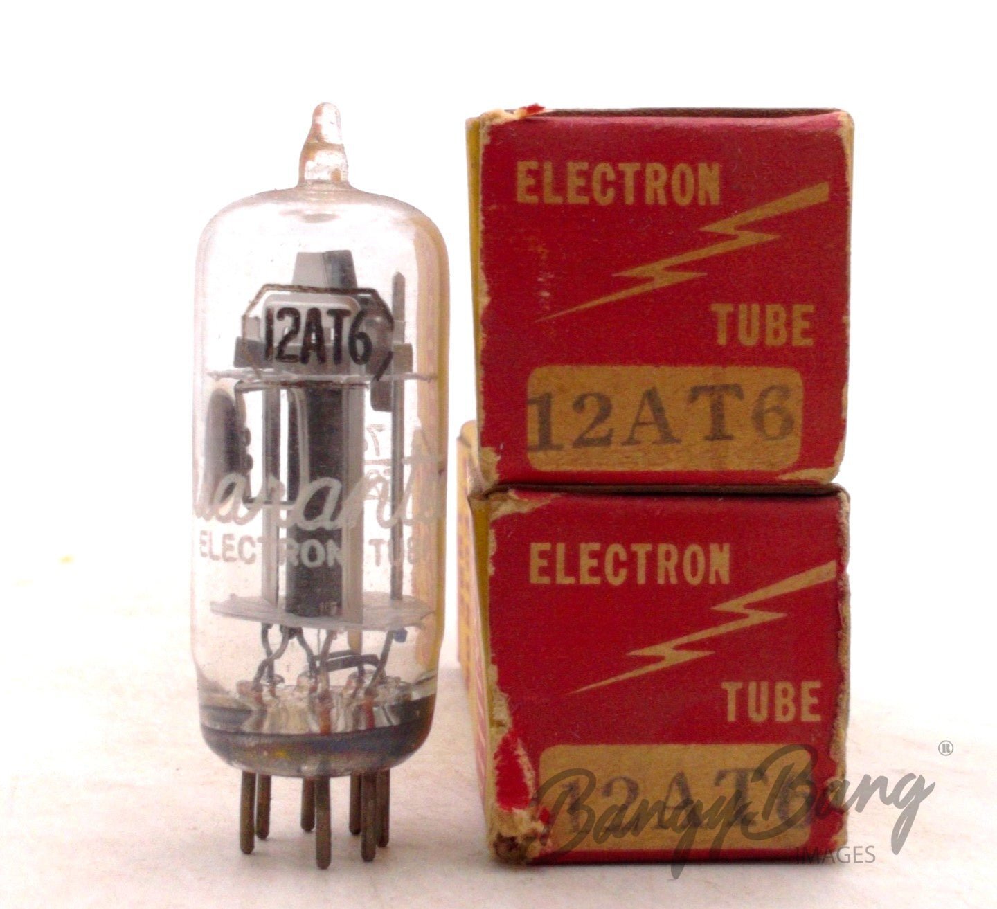 2 Guaranteed 12AT6/HBC90/12DT1 Double Diode Triode Audio Frequency ...