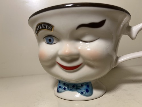 Baileys Irish Cream Winking Eye Face Ceramic Coffee Tea Cup Limited Ed ...