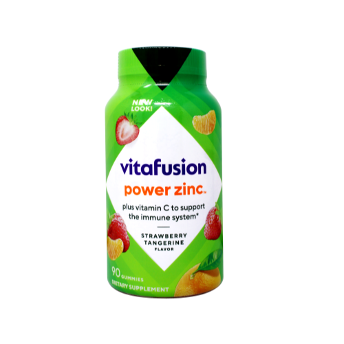 5 Pack Vitafusion Power Zinc Adult Gummies Natural Strawberry Tangerine ...