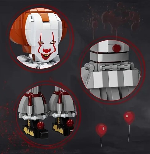 Horror Clown Pennywise It Movie Stephen King Building Block Compatible ...
