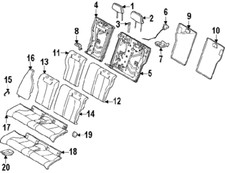 BMW 52107314203 Genuine OEM Seat Back Frame Shaft for sale online | eBay