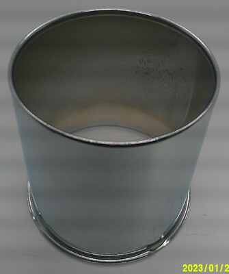 #6 Chrome open end push through cap 4.162" Dia-4 1/4" Tall | eBay