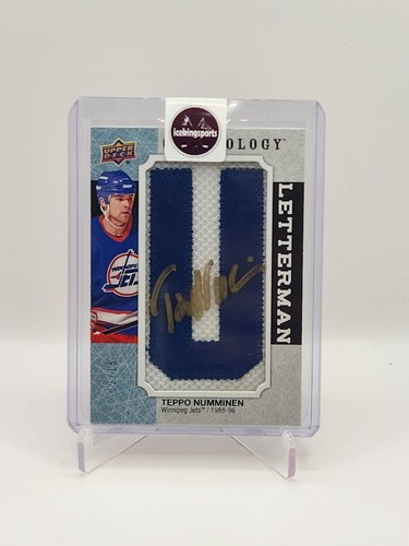 2018-19 Upper Deck Chronology Letterman Patches Teppo Numminen ...