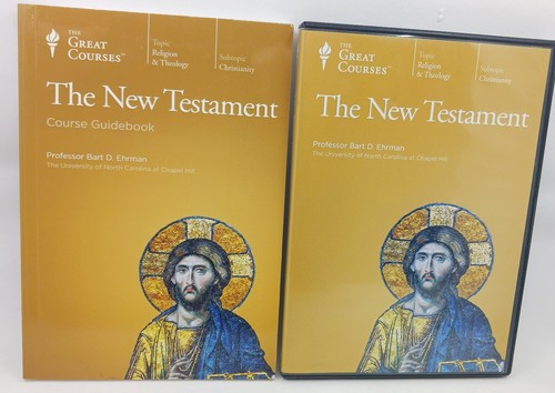 GREAT COURSES THE NEW TESTAMENT 4 DVDs and COURSE GUIDEBOOK Bart Ehrman ...