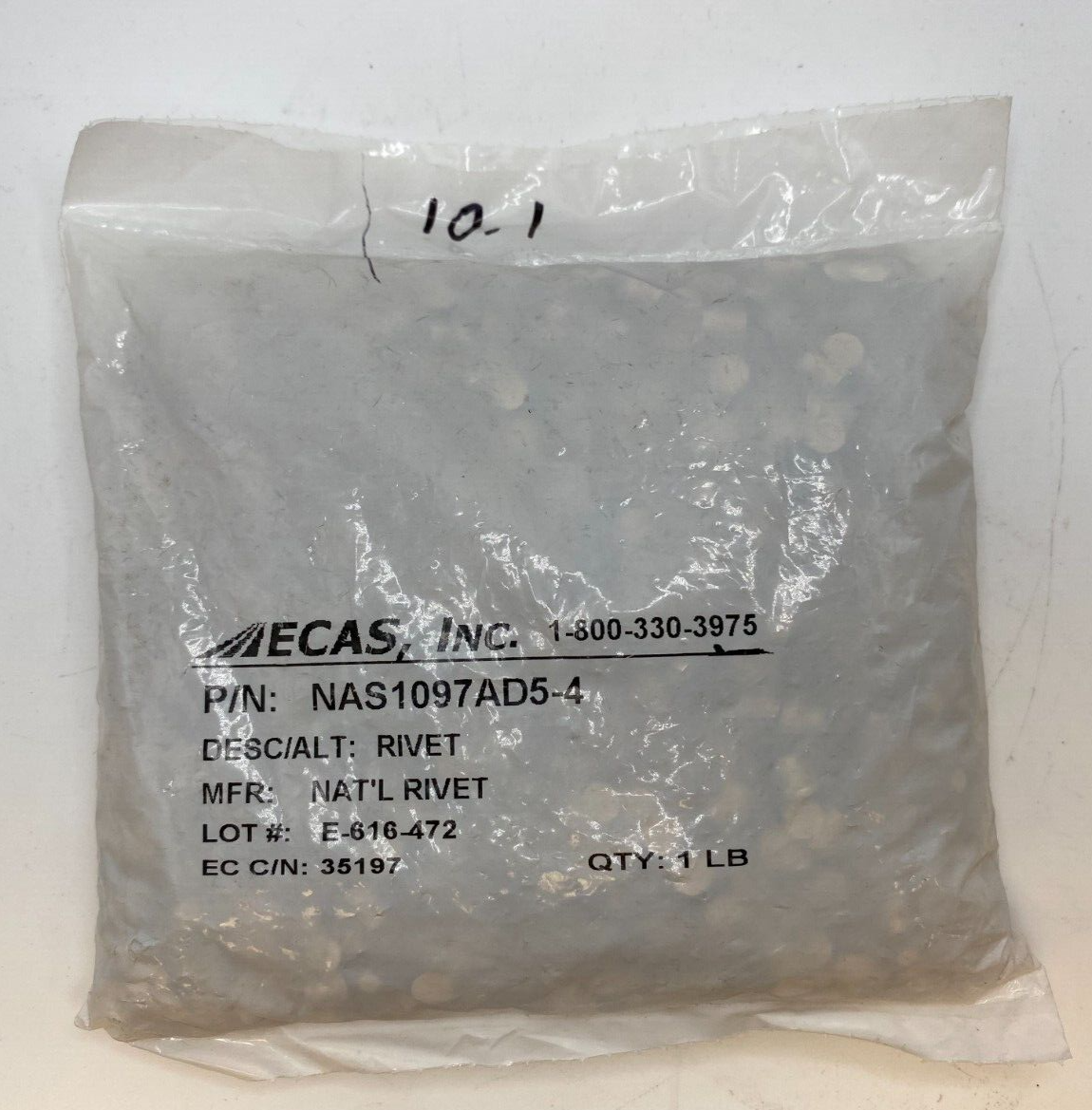 Aircraft Aluminum Rivets 1LB P/N NAS1097AD5-4 New | eBay