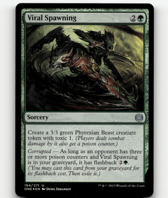 MTG Viral Spawning 194 FOIL Phyrexia: All Will Be Uncommon | eBay