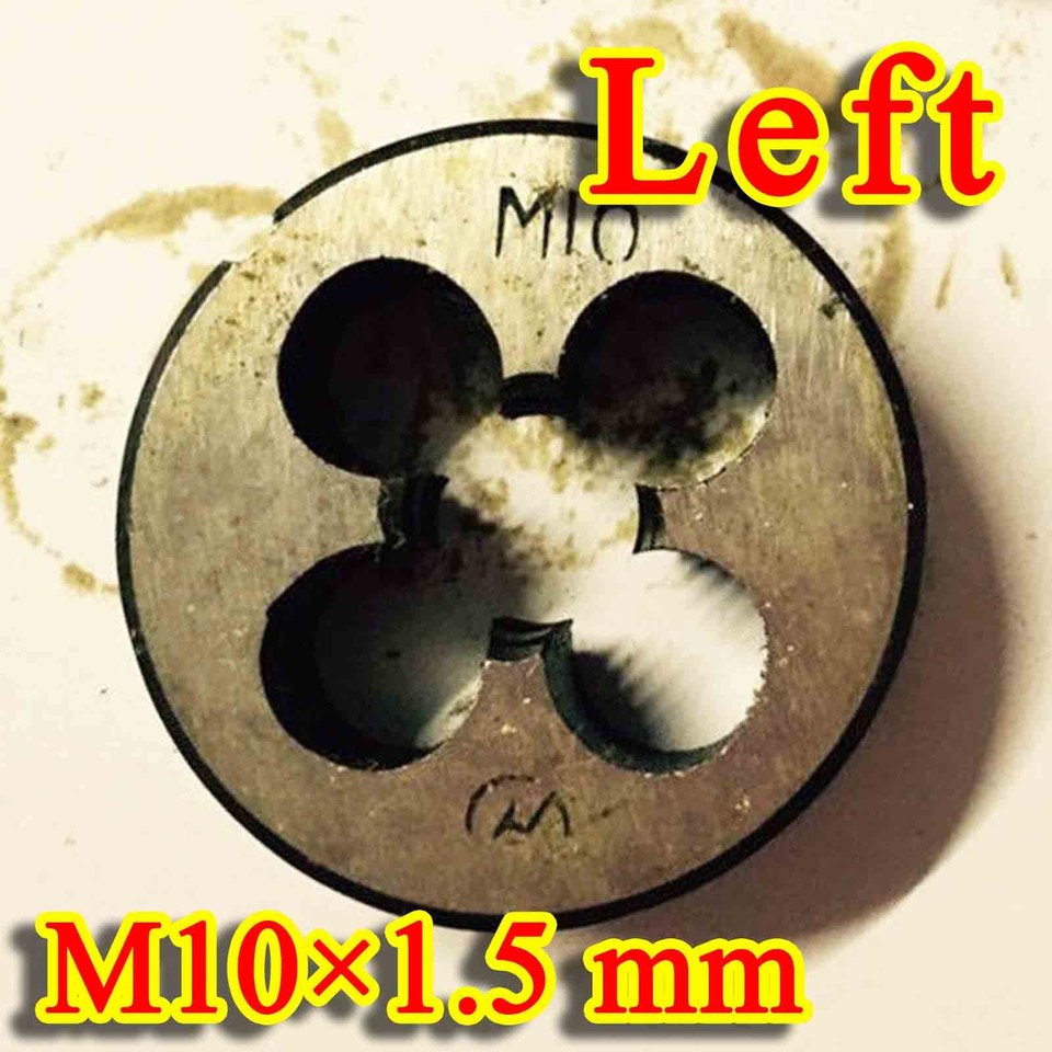 HSS M10 X 1.5 mm Left-hand thread Plug Tap Die Threading Tool for ...