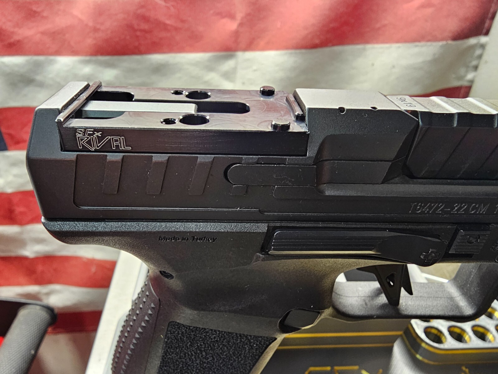Canik Rival Red anodized Optic plate RMR SRO Holosun 507K 407K EPS EPS ...