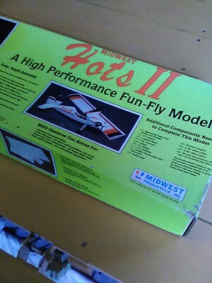 Midwest Hots II aerobatic RC model airplane kit with OS .40 Max engine ...