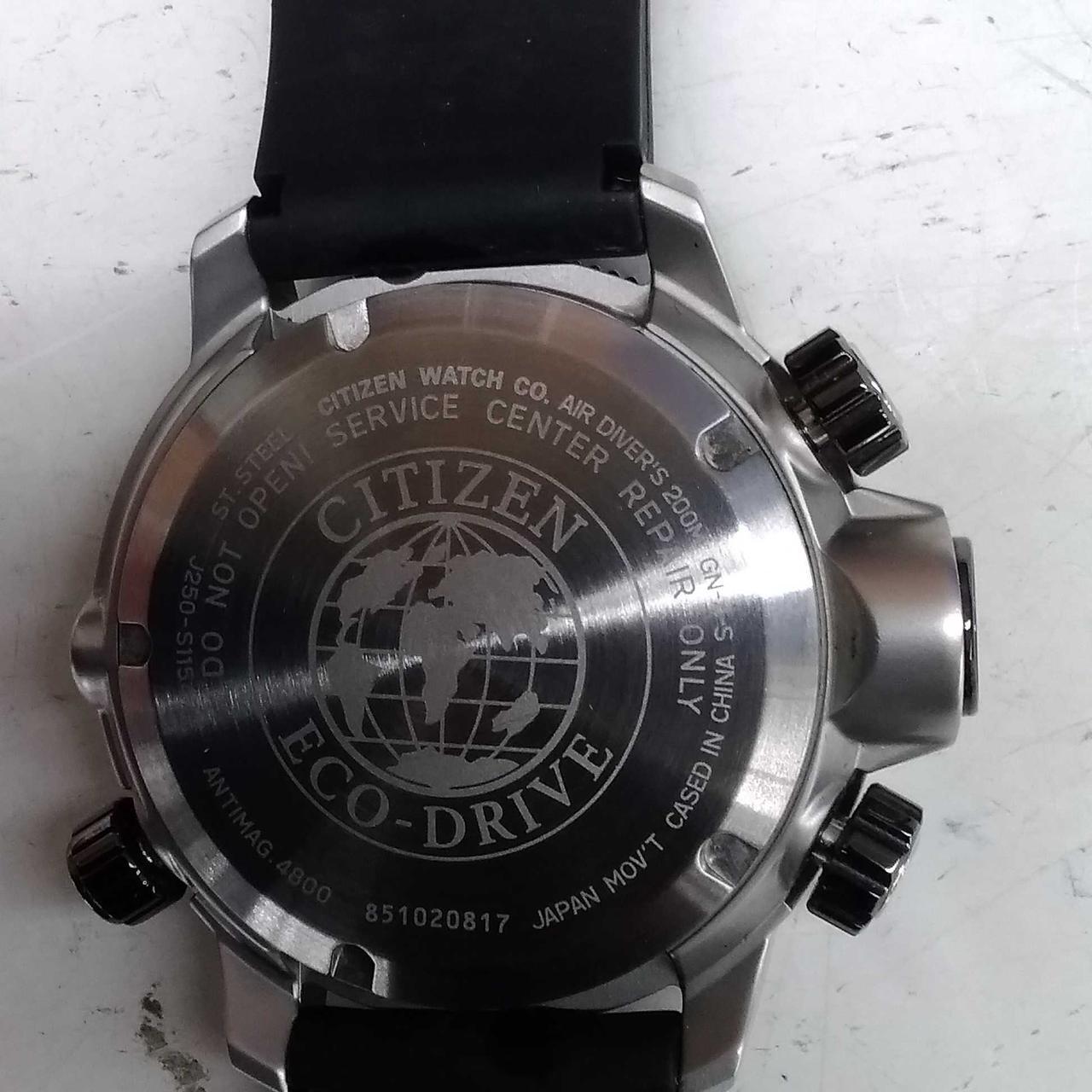 Citizen Promaster J250-S115477 Eco-Drive Date Divers 200M Quartz Mens ...