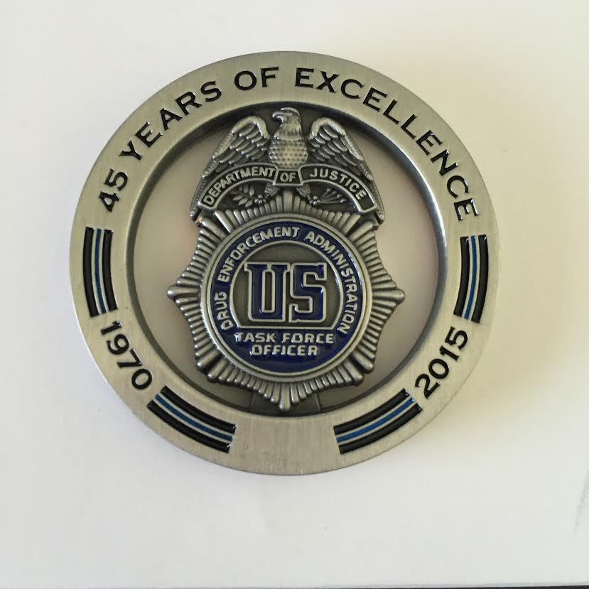 DEA Drug Enforcement Administration Task Force Officer Police Challenge ...