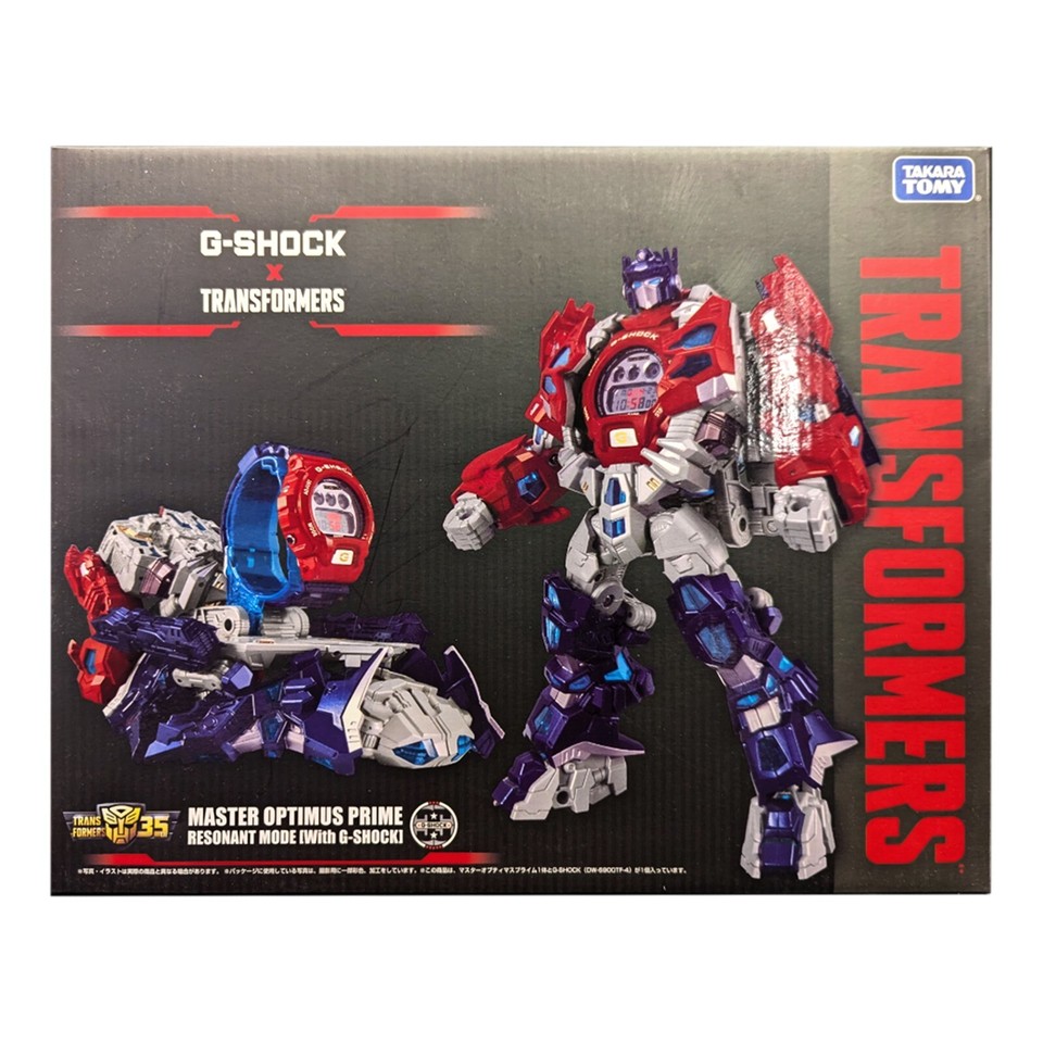 G-SHOCK TRANSFORMERS 35th MASTER OPTIMUS PRIME RESONANT MODE Watch ...
