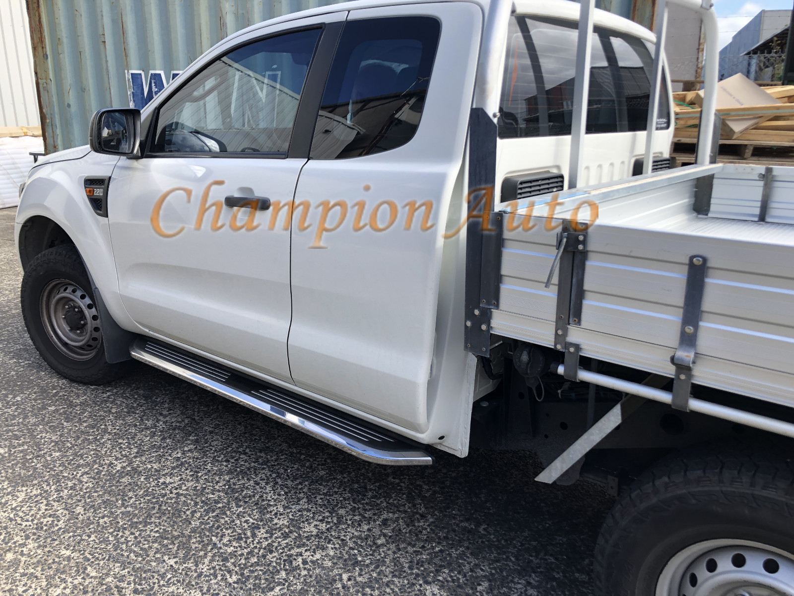 Ford Ranger Super Cab Side Steps Running Boards Aluminum 2012-2022 ...