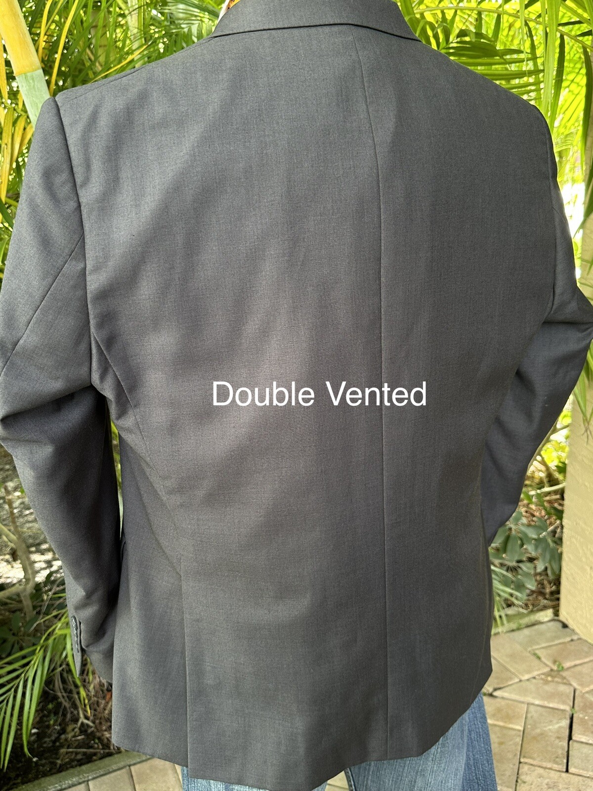 SALVATORE EXTE MENS 2 PC SUIT JACKET 46S WITH VEST SIZE 46 SHORT FIT ...