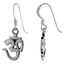 Sterling Silver OM, OHM, AUM Earrings | eBay