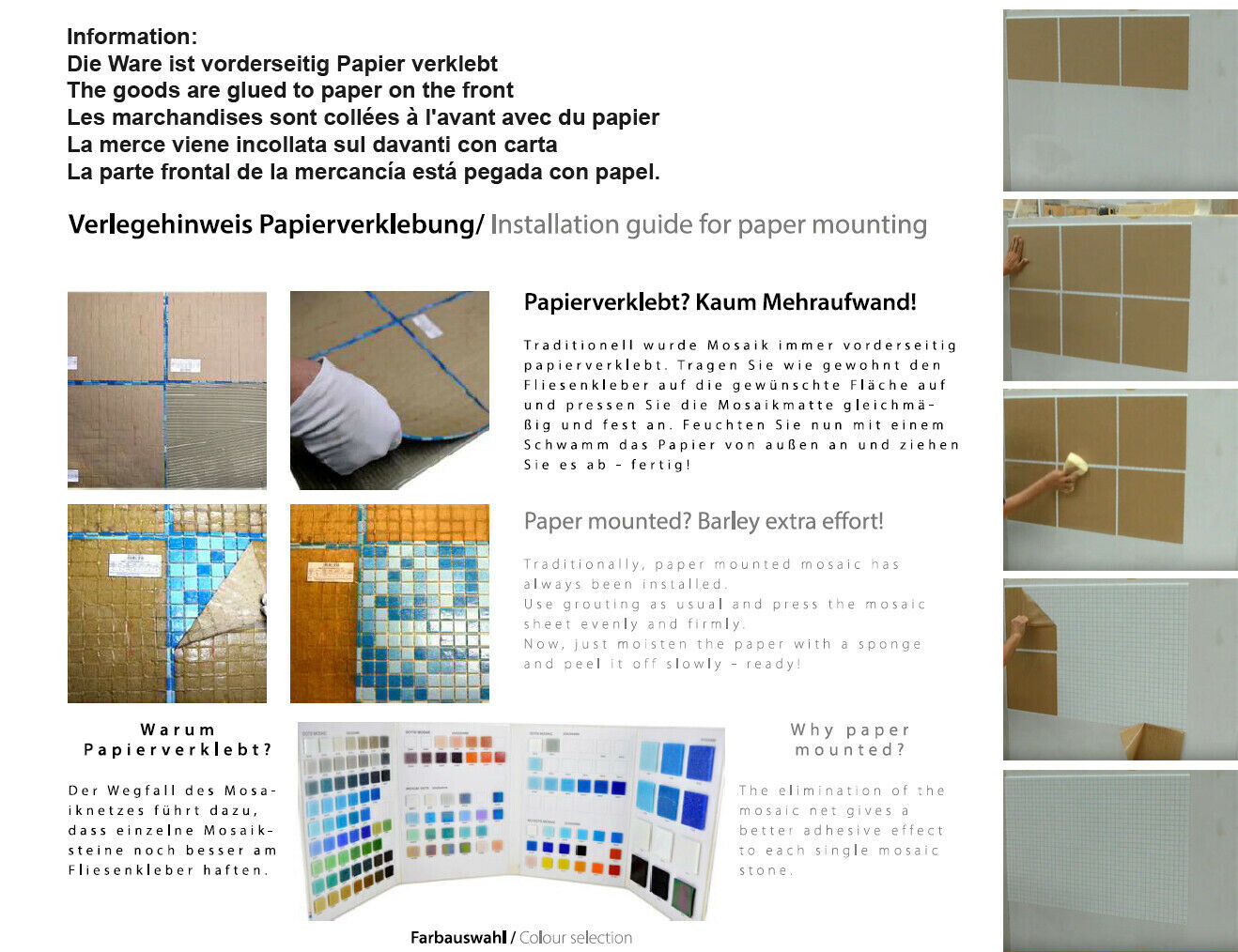 Pâte de Verre Carreaux Mosaique Bleu Foncé Piscine Mosaïque Poolmosaik - 200-A16 | eBay