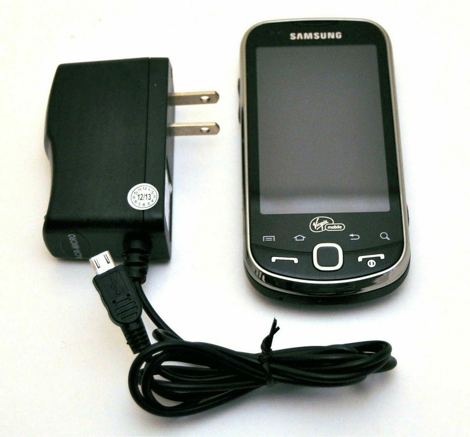 Samsung Intercept M910 Android Phone Virgin Mobile STEEL GRAY qwerty 3G ...