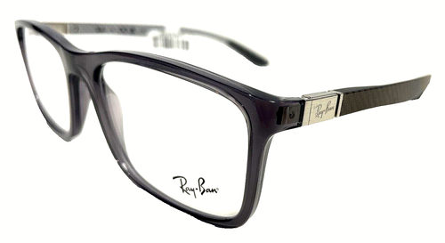 Ray-Ban Reading Glasses RB 8908 8061 55-18 Grey Carbon-fiber Frames | eBay