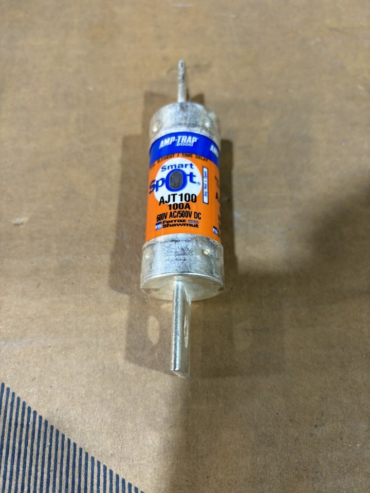 Mersen Gould Amp-Trap AJT100 Smart Spot Time Delay Fuses 100A 600V | eBay