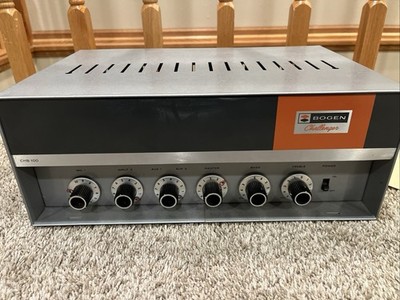 Vintage BOGEN Model CHB 100 Challenger Tube Amplifier Very Nice ...