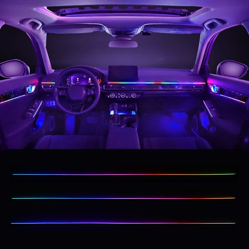 Full LED Bead Symphony Dream Car Interior Ambient Lighting Wireless Kit ...