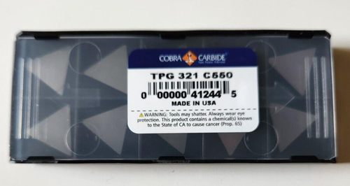 TPG 321 | CARBIDE TURNING INSERTS | USA | QTY: 10 | eBay