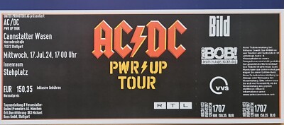 AC/DC Ticket Stuttgart 17.07.2024 Karten Innenraum Konzert ACDC Tour | eBay