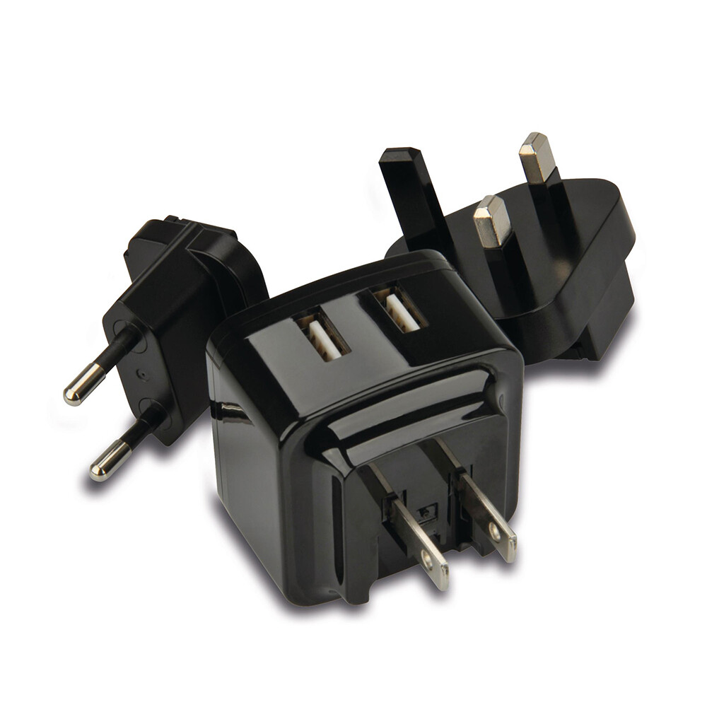 CARTREND USB REISESTECKER SET EU / UK / US STECKDOSE ADAPTER REISE ...