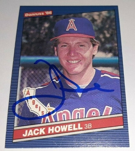 Jack Howell Signed 1986 Donruss #524 Baseball Card Autographed | eBay