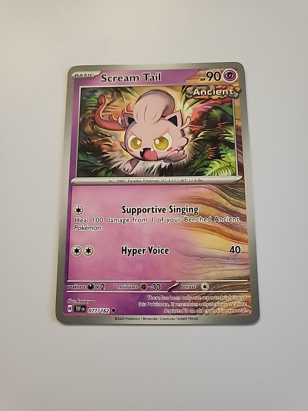 2024 Pokémon TCG Scream Tail 077/162 temporal forces | eBay